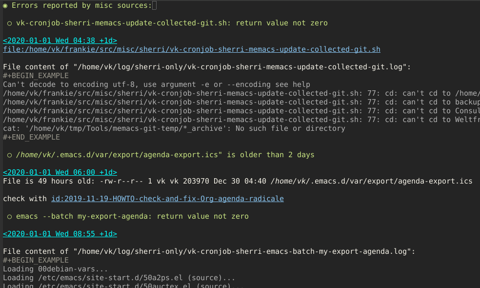 UOMF: Logging With Emacs Org Mode